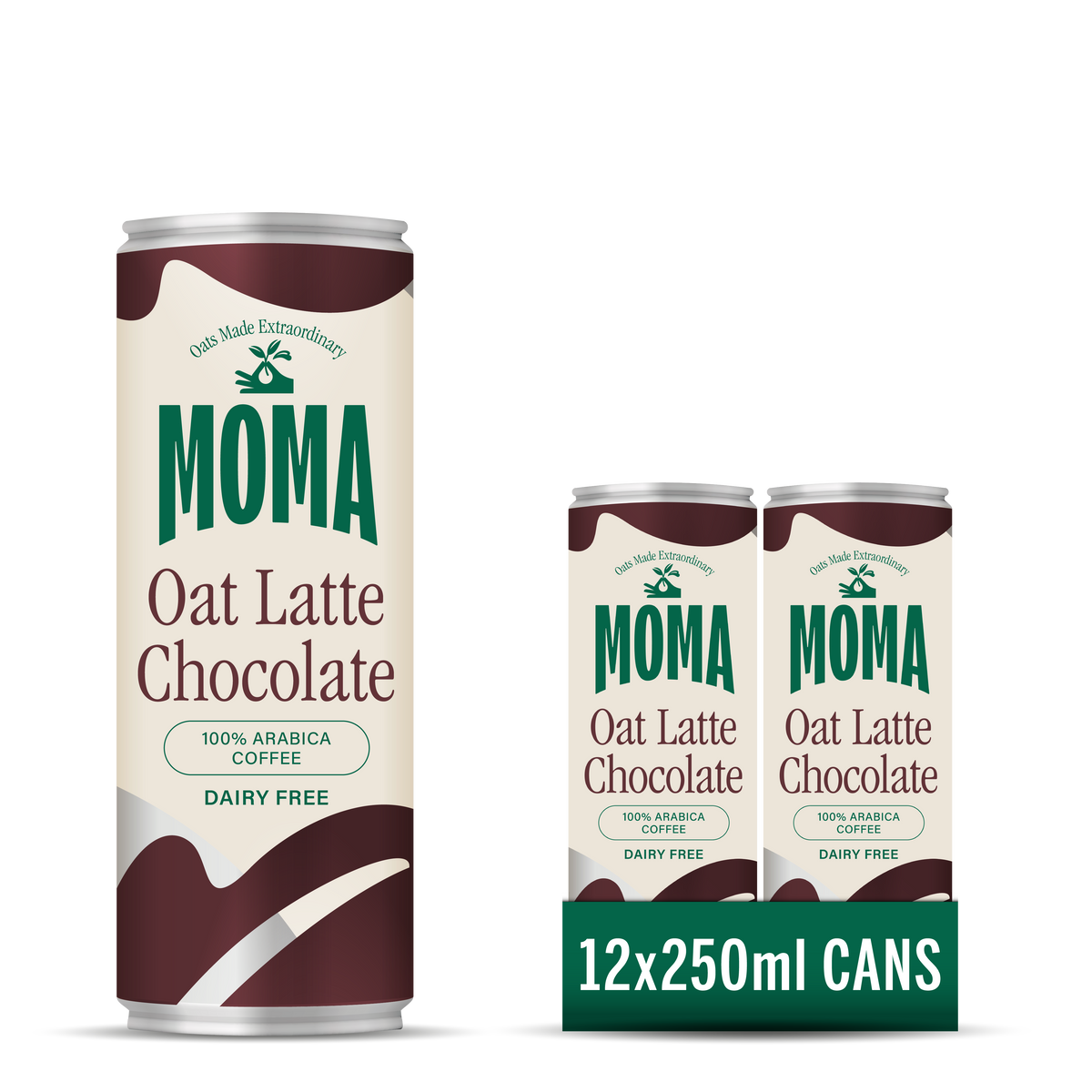 Ready-to-Drink Chocolate Iced Coffee Cans | 12x 250 ml | MOMA Foods UK